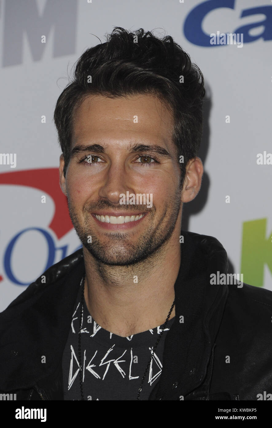 The Jingle Ball 2017 - Arrivals Featuring: James Maslow Where: Los ...