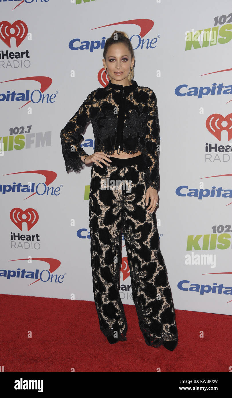 The Jingle Ball 2017 - Arrivals Featuring: Nicole Richie Where: Los ...