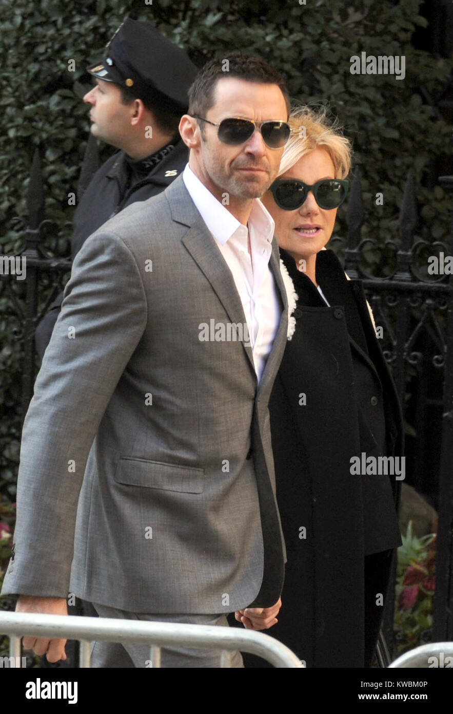 NEW YORK, NY - NOVEMBER 03: Deborah Furness, Hugh Jackman arrive at the ...