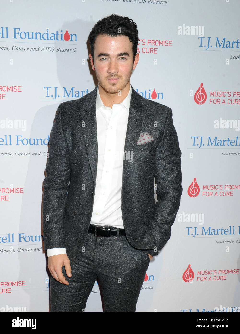 NEW YORK, NY - OCTOBER 21: Kevin Jonas attends the 2014 TJ Martell ...