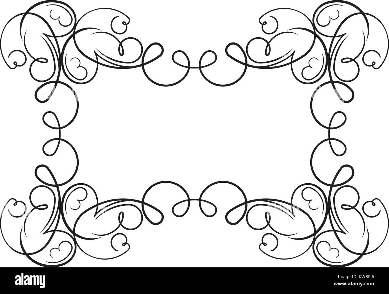 Swirly vector vectors hi-res stock photography and images - Alamy