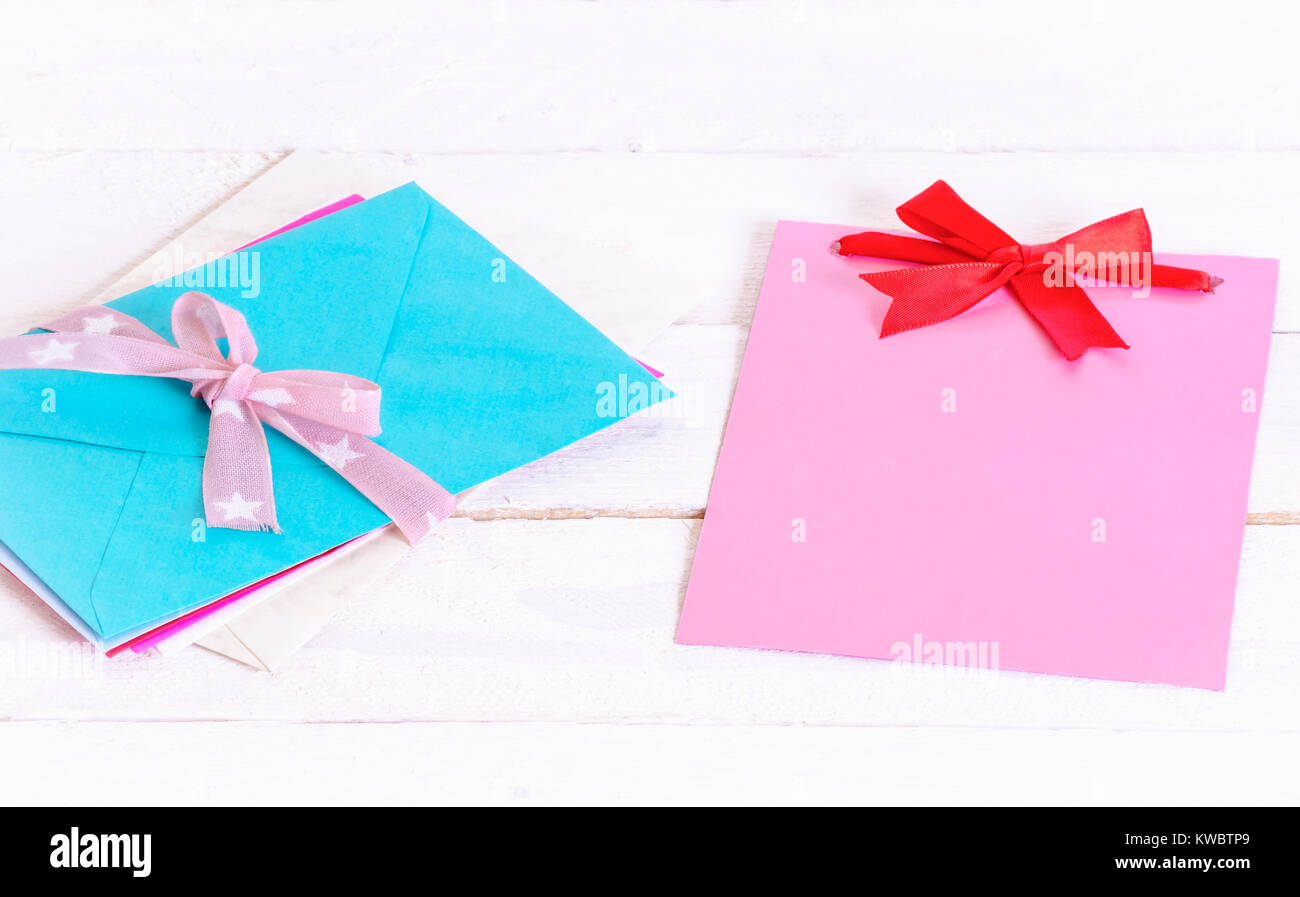 Pink ribbons tied together hi-res stock photography and images - Alamy