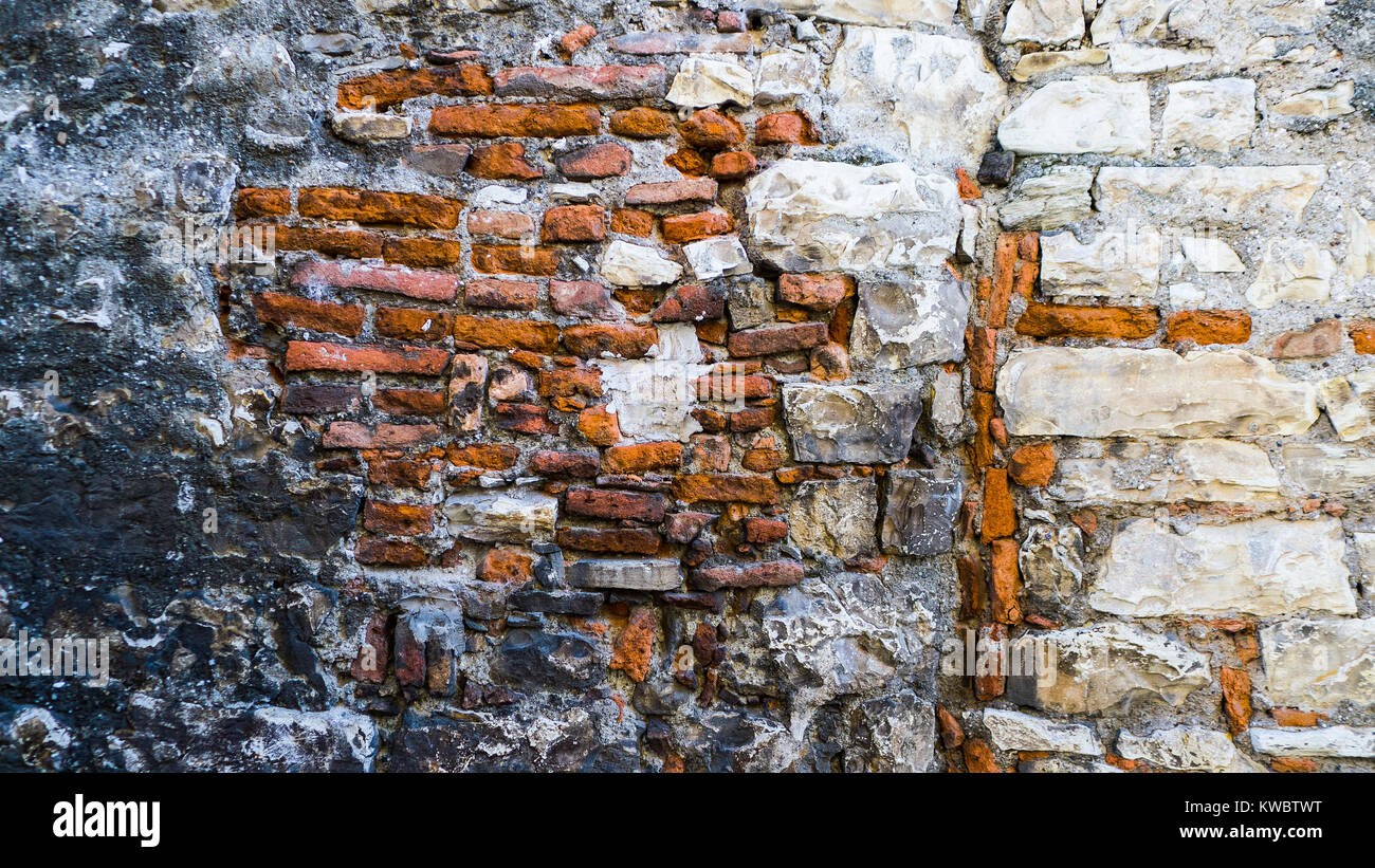 Pattern of a old stone wall Stock Photo - Alamy