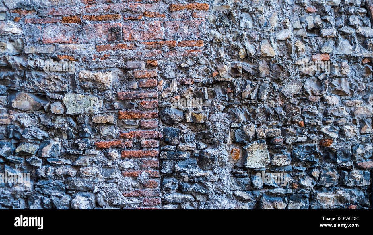 Pattern of a old stone wall Stock Photo - Alamy
