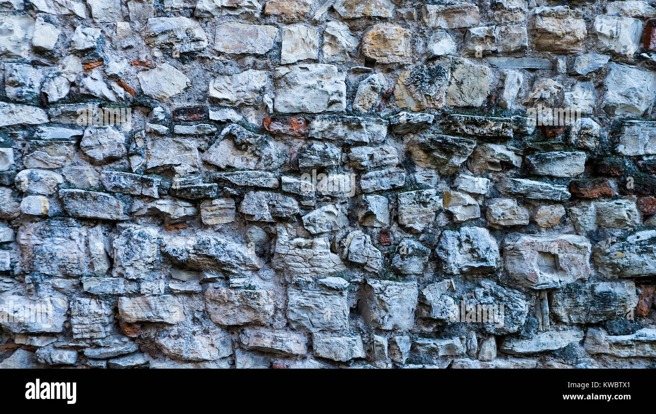 Pattern of a old stone wall Stock Photo - Alamy