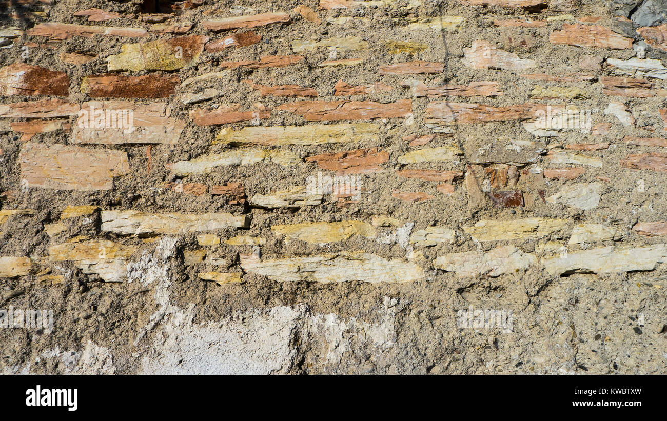 Pattern of a old stone wall Stock Photo - Alamy
