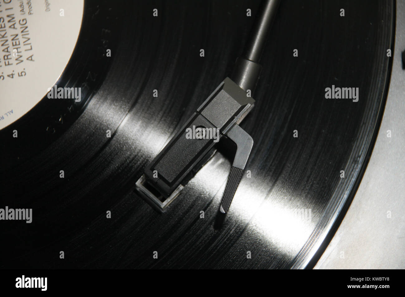 Grooves on vinyl gramophone record hi-res stock photography and images ...
