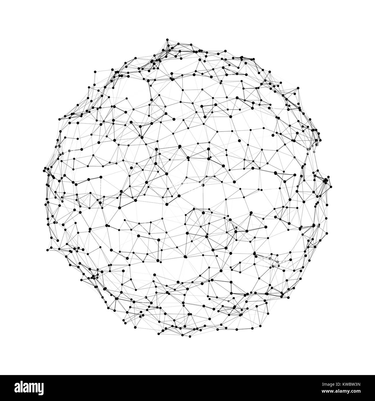 Vector illustration of digital virtual planet Earth Stock Vector Image ...