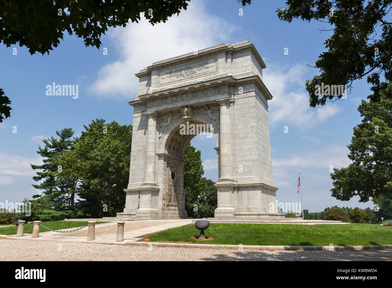 The United States National Memorial Arch, Valley Forge National ...