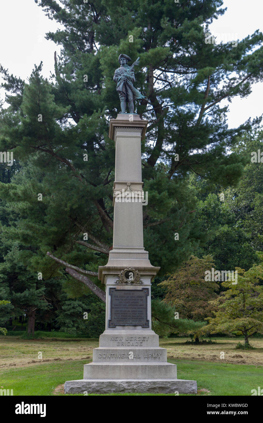 The New Jersey Brigade Memorial, Valley Forge National Historical Park ...