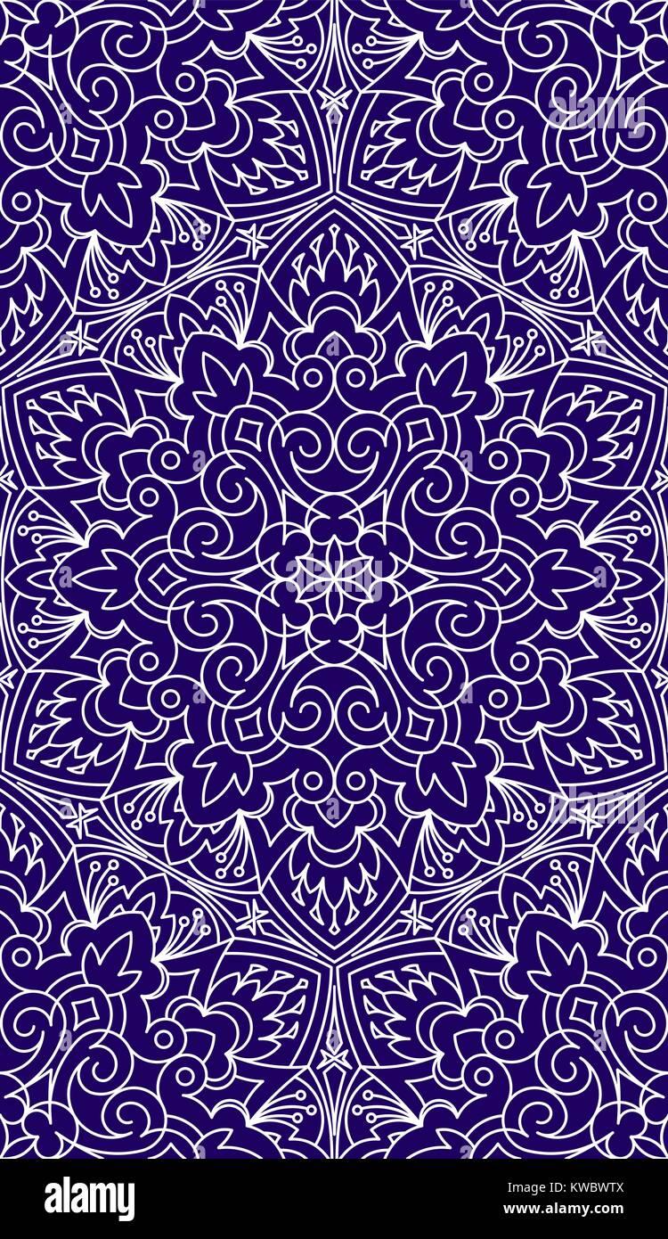 Seamless Abstract Tribal Pattern. Hand Drawn Ethnic Texture. Vector ...