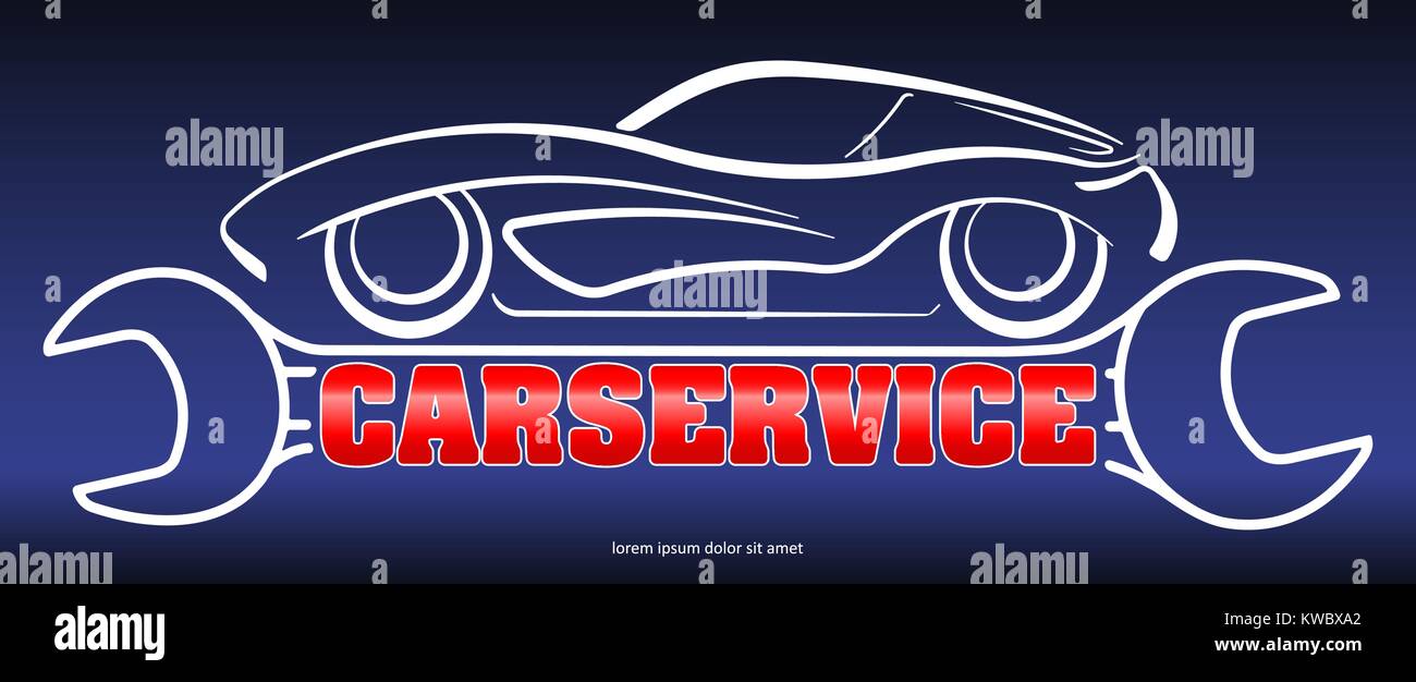 Carservice Stock Vector Images - Alamy
