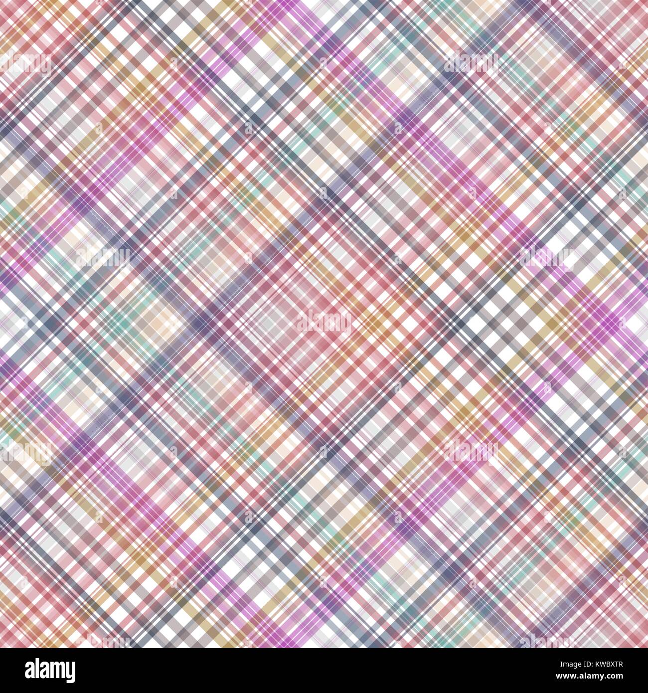 Seamless cross colorful, checkered diagonal pattern. Vector EPS 10 ...