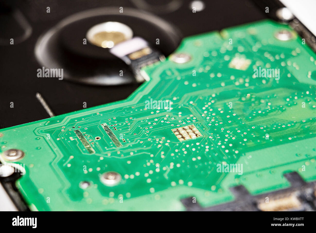 Electronic circuit Board of the computer Stock Photo - Alamy