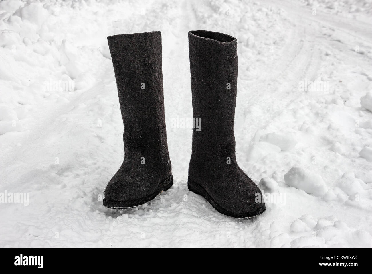 Valenki boots hi-res stock photography and images - Alamy