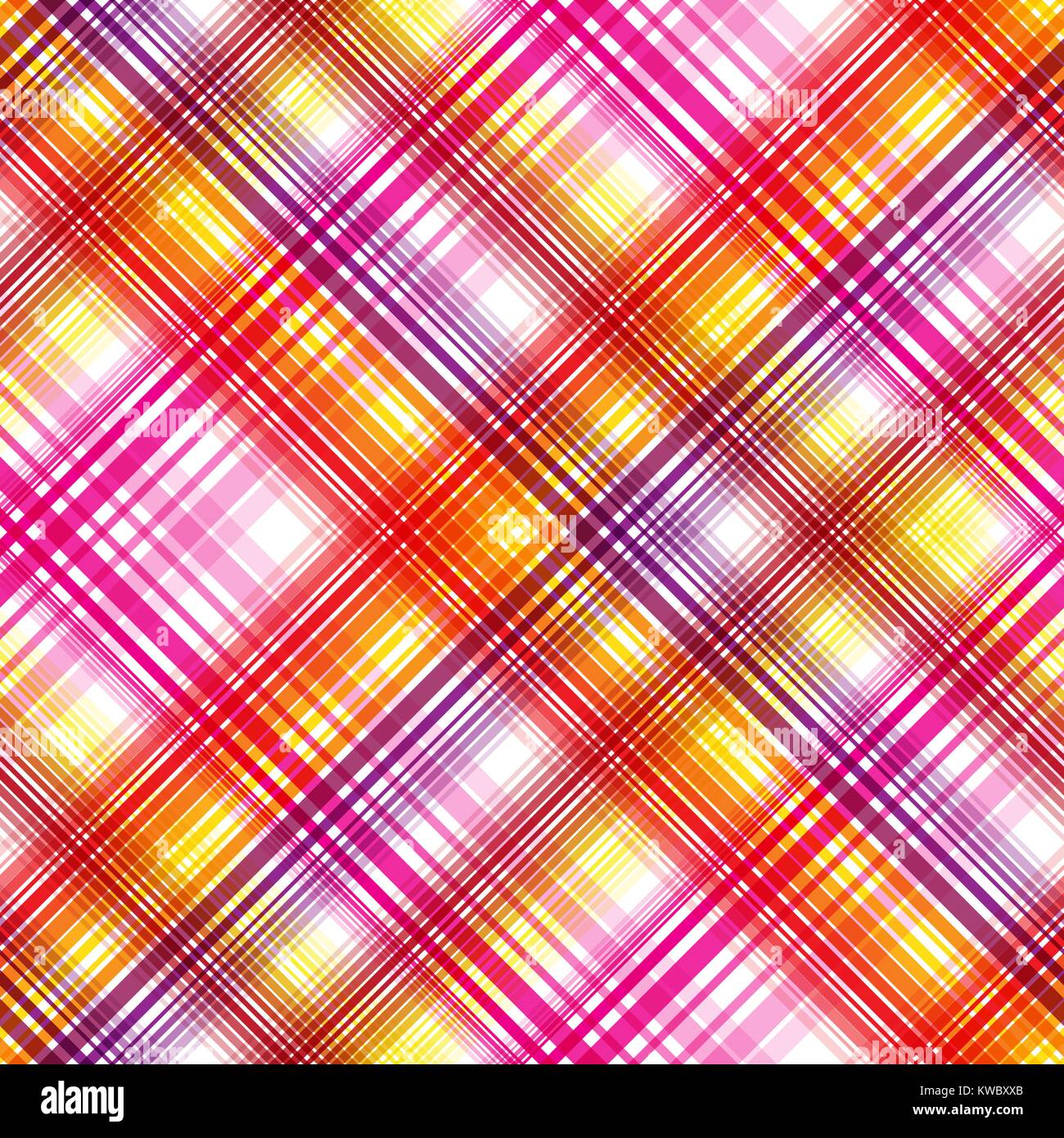 Seamless cross colorful, checkered diagonal pattern. Vector EPS 10 ...