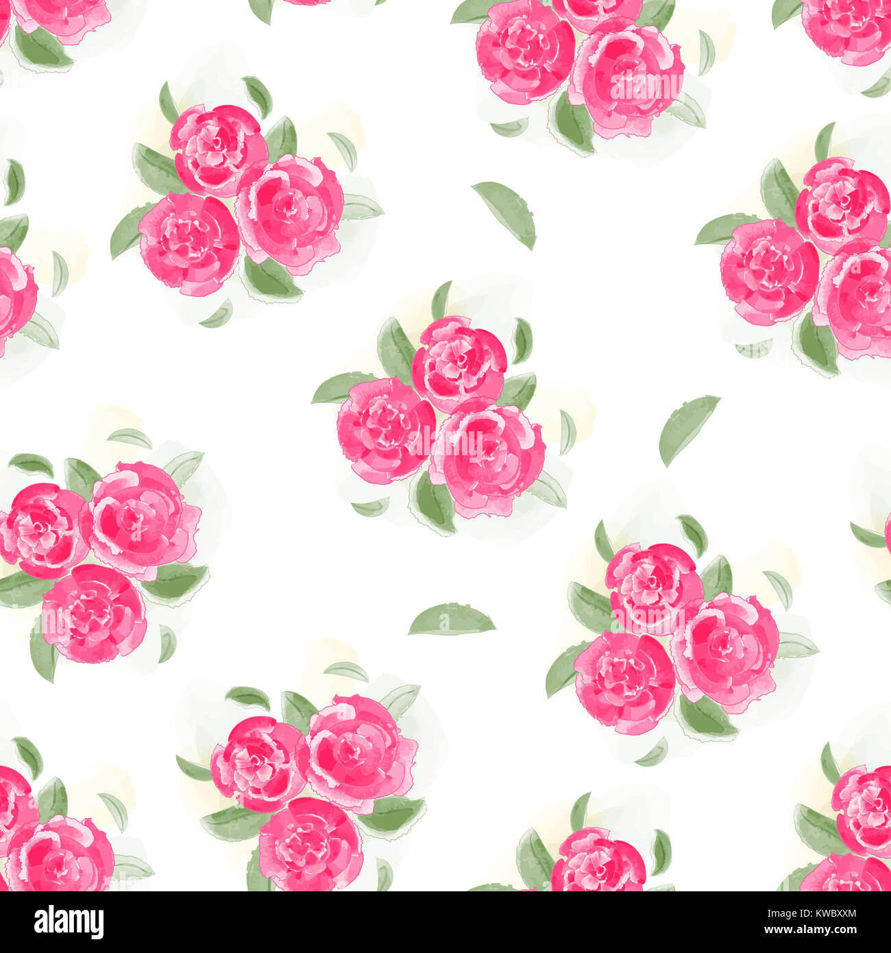 Rose pattern hi-res stock photography and images - Alamy
