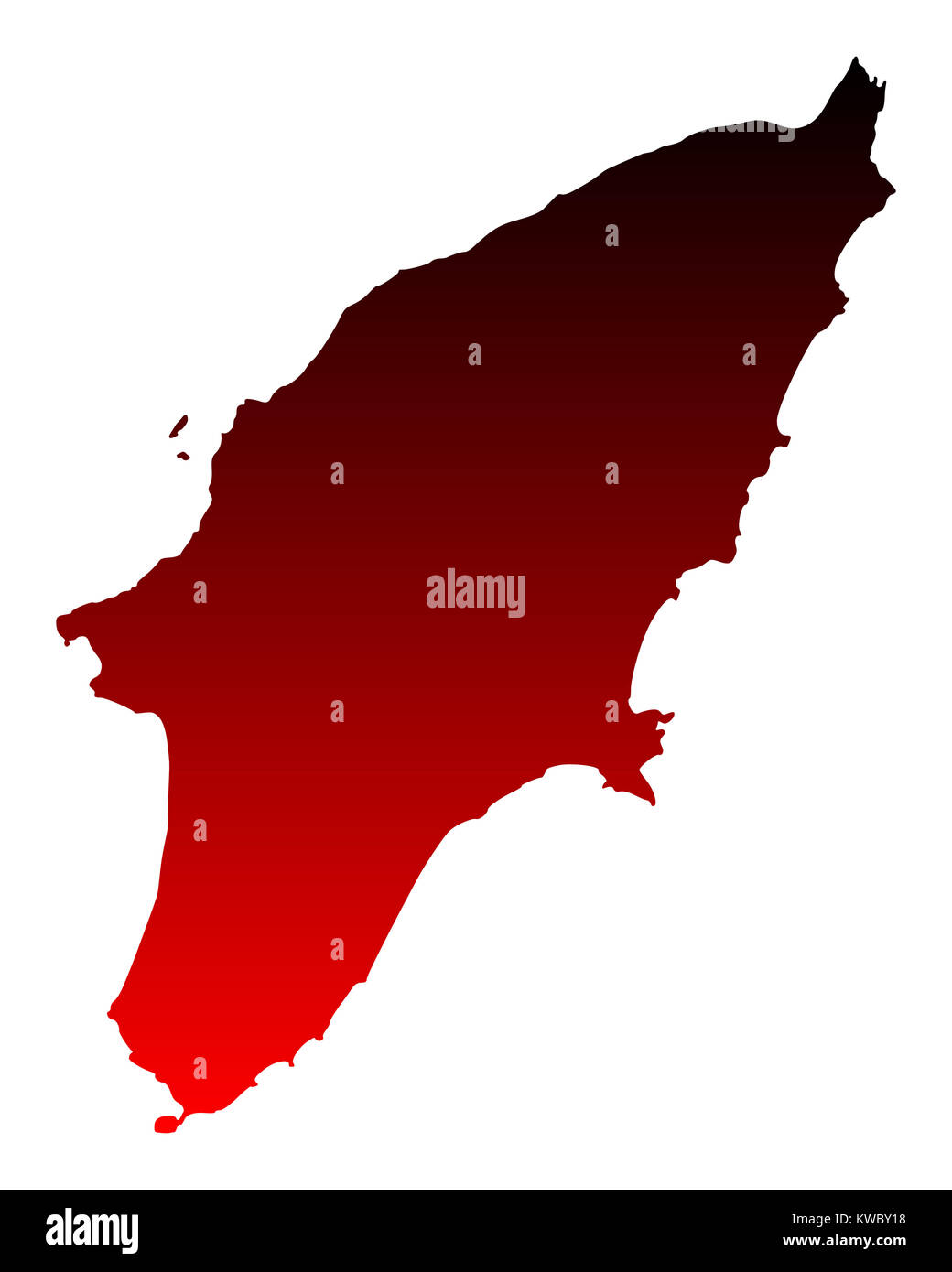 Rhodos map hi-res stock photography and images - Alamy
