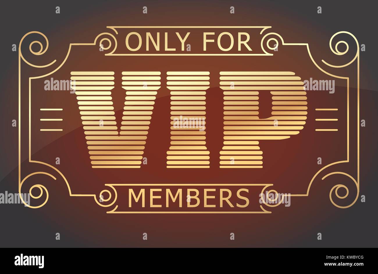 Gold ribbon only Stock Vector Images - Alamy