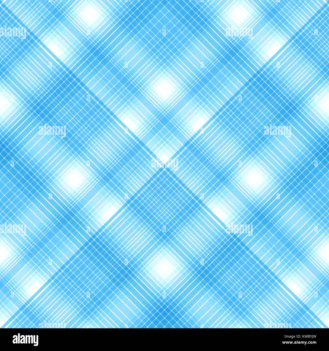 Seamless cross blue colors, checkered diagonal pattern. Vector EPS 10 ...