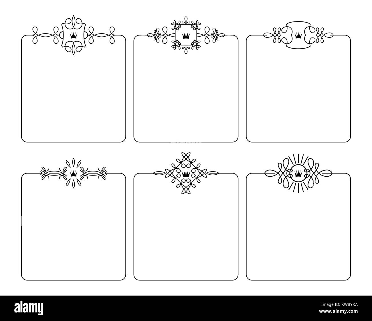 Rounded corner card Stock Vector Images - Alamy