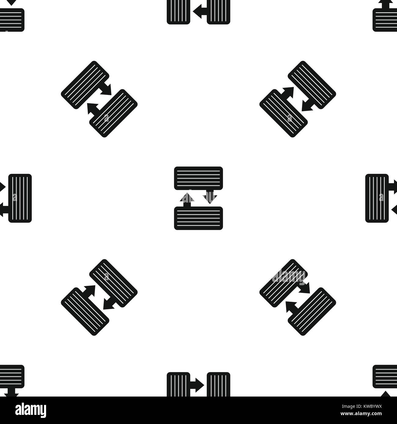 Infographic blocks with arrows pattern seamless black Stock Vector ...