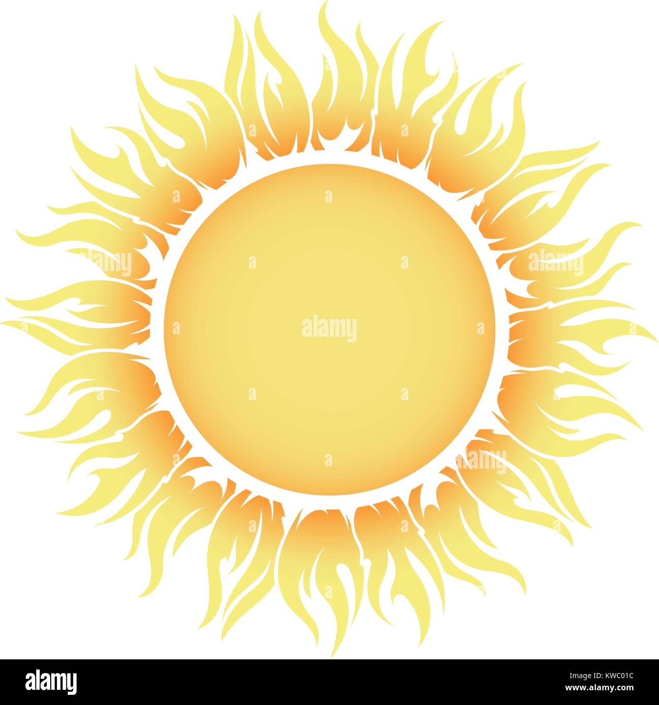 Decorative vector bright colorful sun symbol Stock Vector Image & Art ...