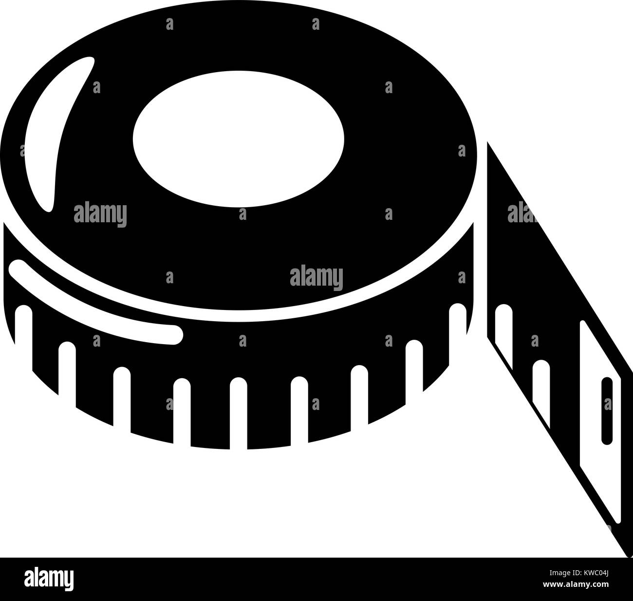 Tape measure icon, simple style Stock Vector Image & Art - Alamy