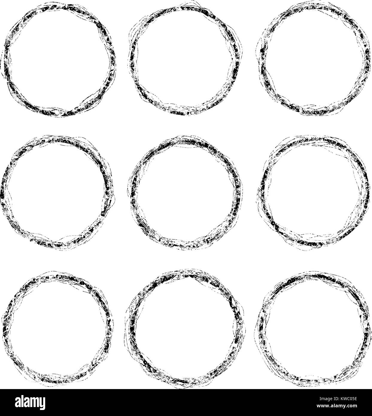 Service template set vector vectors Black and White Stock Photos ...