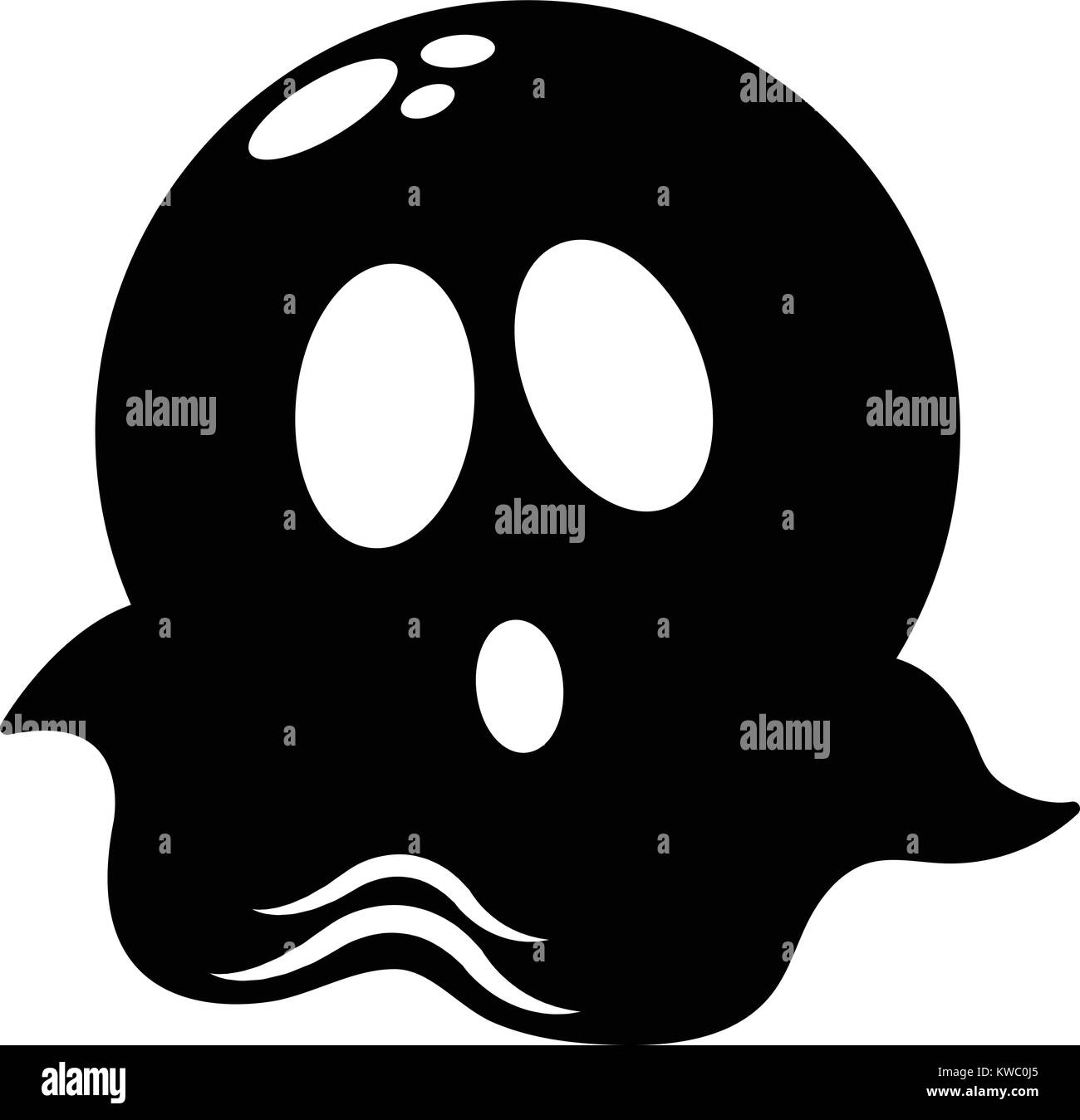 Ghost icon, simple black style Stock Vector Image & Art - Alamy