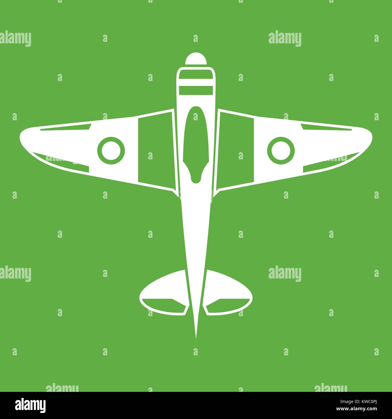 Military fighter plane icon green Stock Vector Image & Art - Alamy