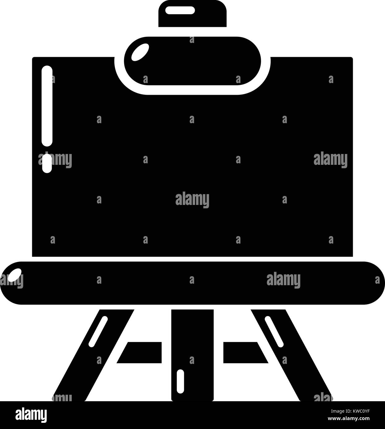 Canvas icon, simple black style Stock Vector Image & Art - Alamy