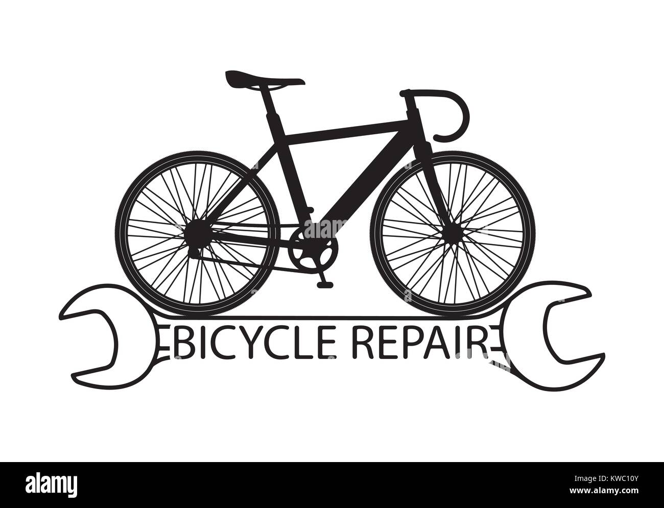 Mechanic works on bike hi-res stock photography and images - Alamy