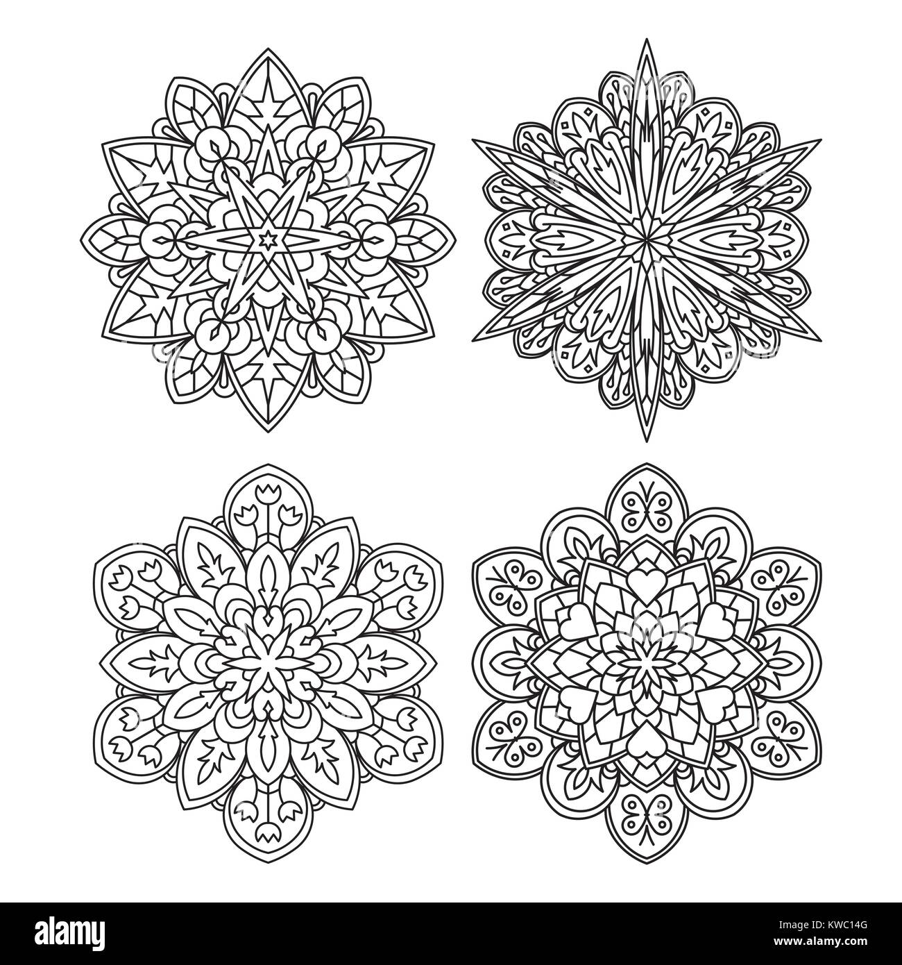 Mandalas designs hi-res stock photography and images - Alamy