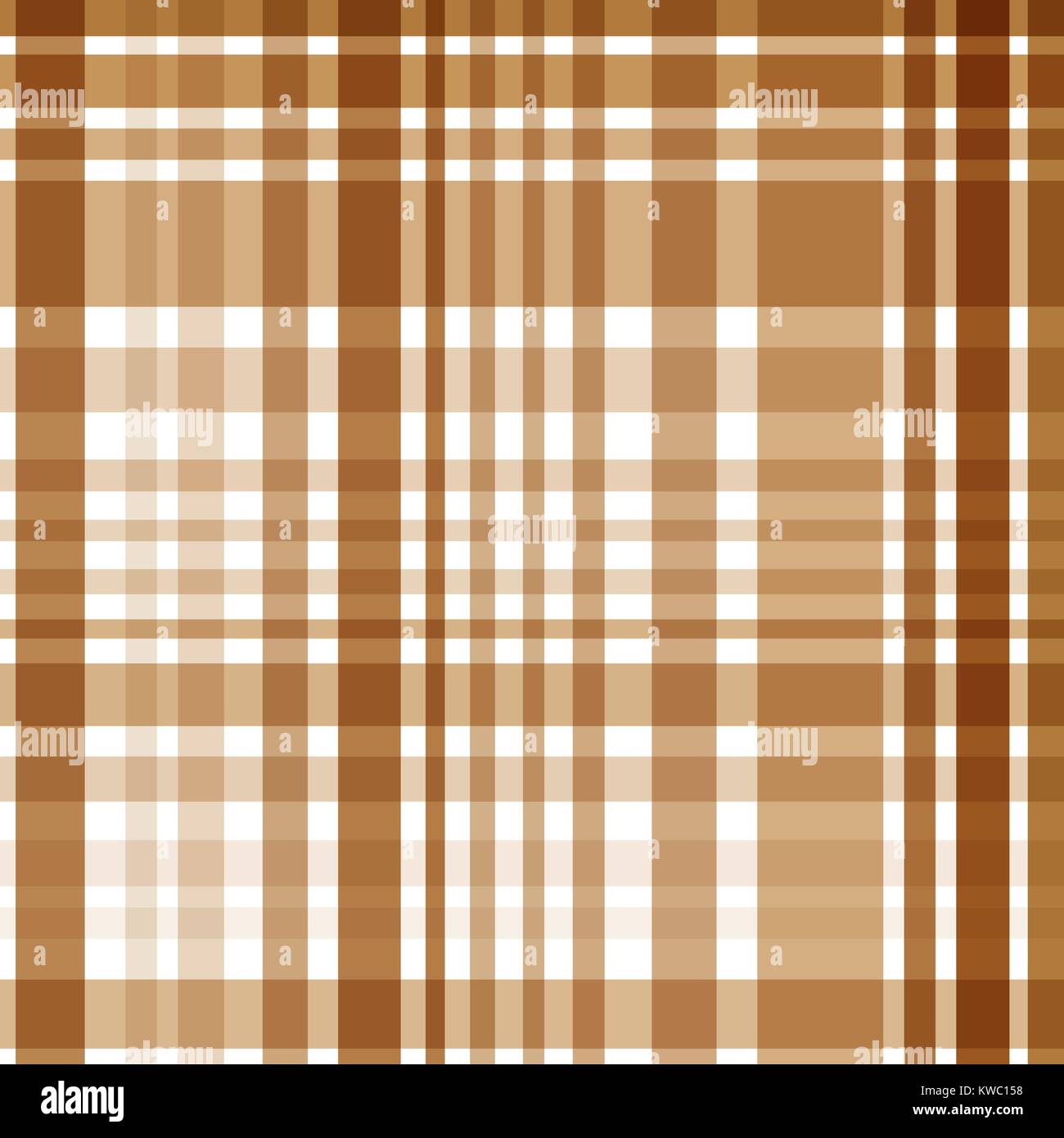 Seamless brown checkered pattern. Vector illustration for your design ...