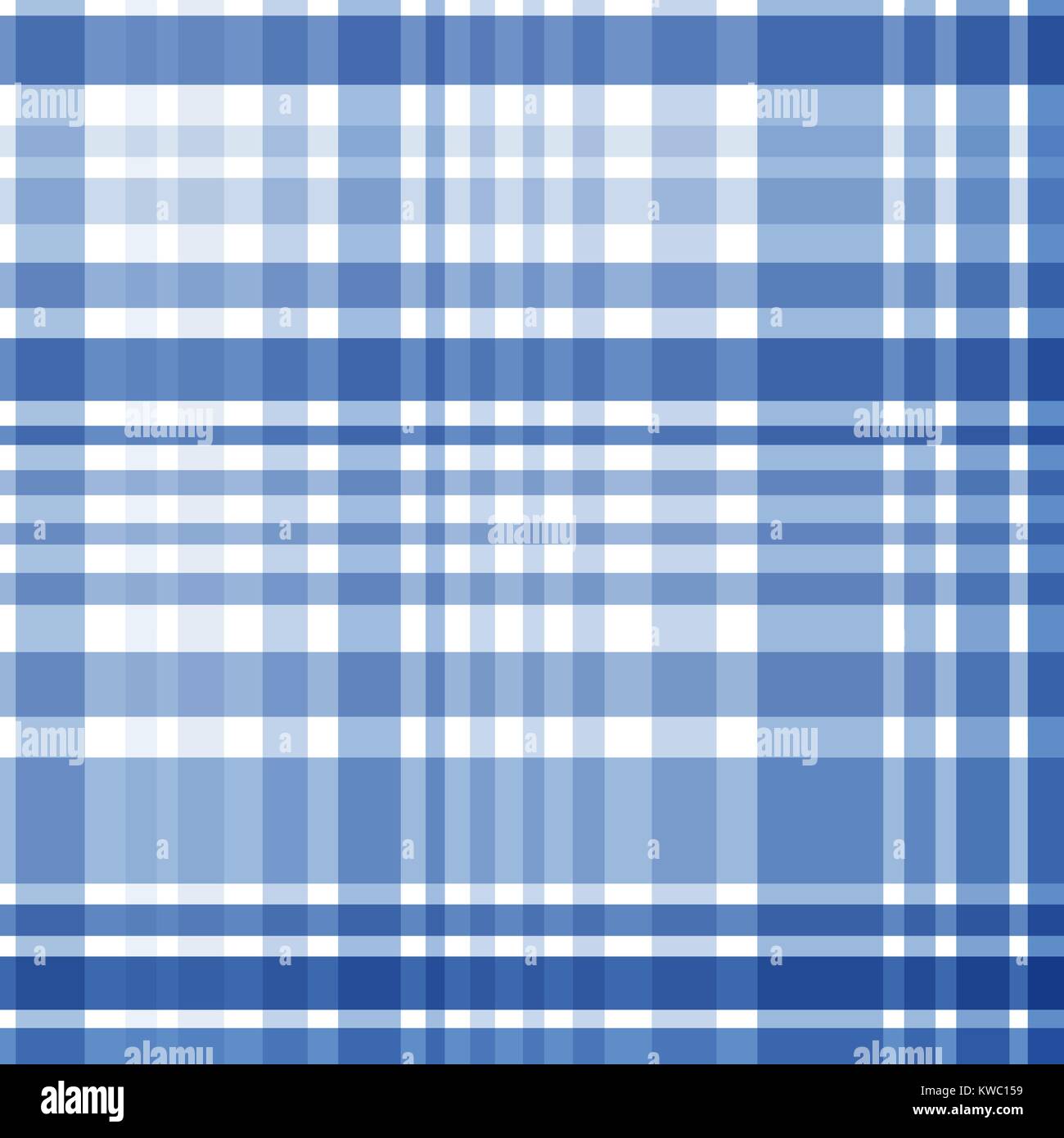 Seamless blue checkered pattern. Vector illustration for your design ...