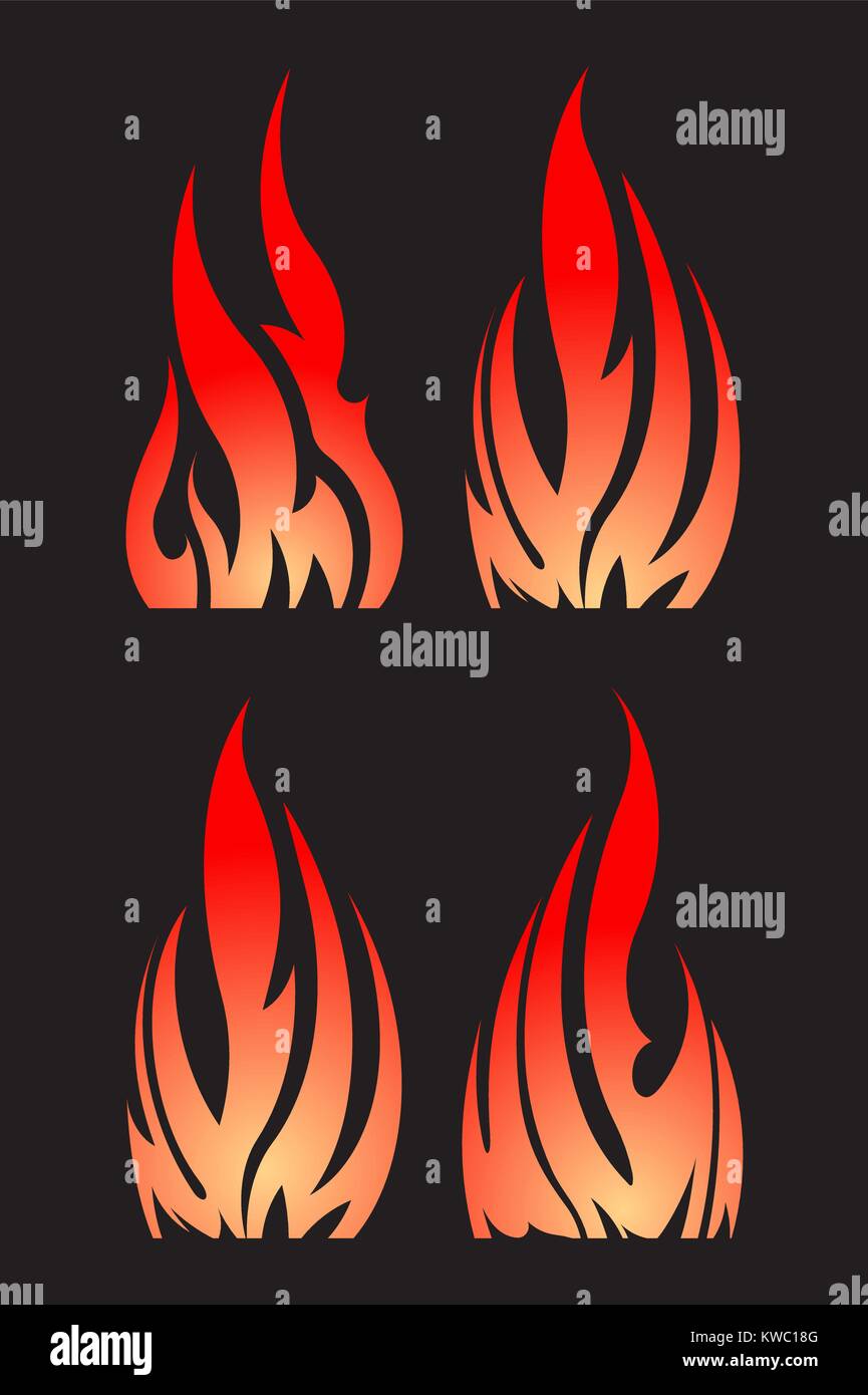 Collection of vector fires vector vectors hi-res stock photography and ...