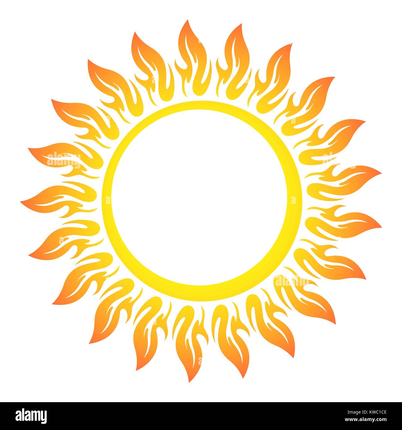 Decorative vector bright colorful sun symbol Stock Vector Image & Art ...