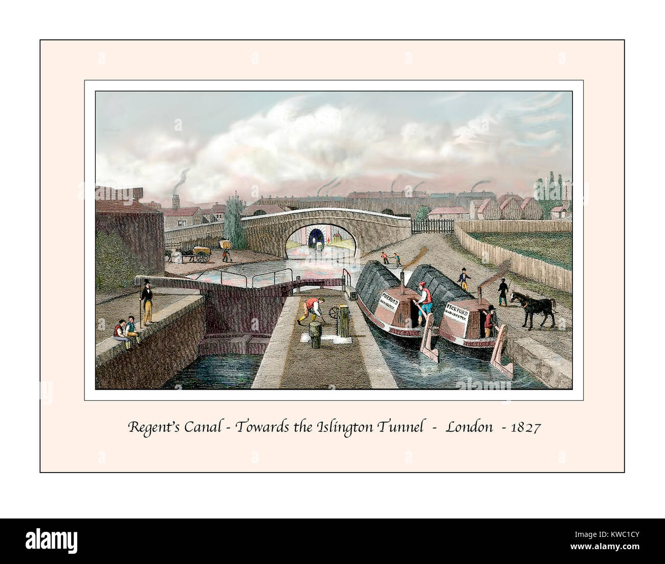 Regents canal at islington tunnel hi-res stock photography and images - Alamy