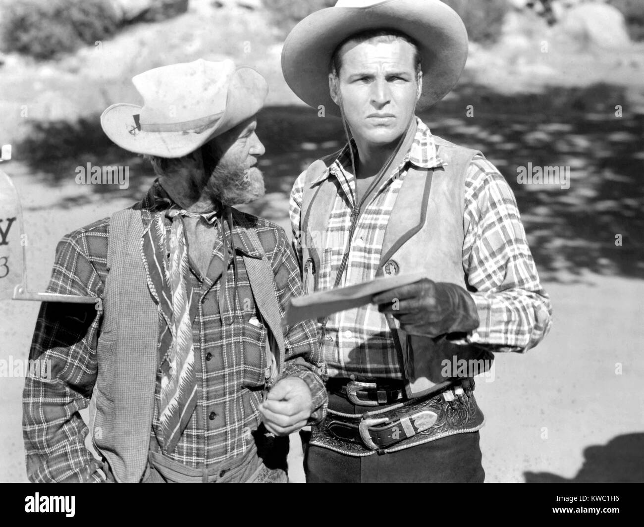 LIGHTNING RAIDERS, from left, Al St. John, Buster Crabbe, 1945 Stock ...
