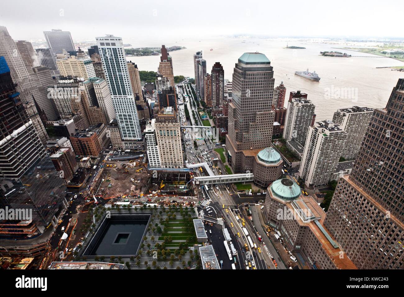 World Trade Center Ground Zero site under reconstruction Sept. 8, 2011 ...
