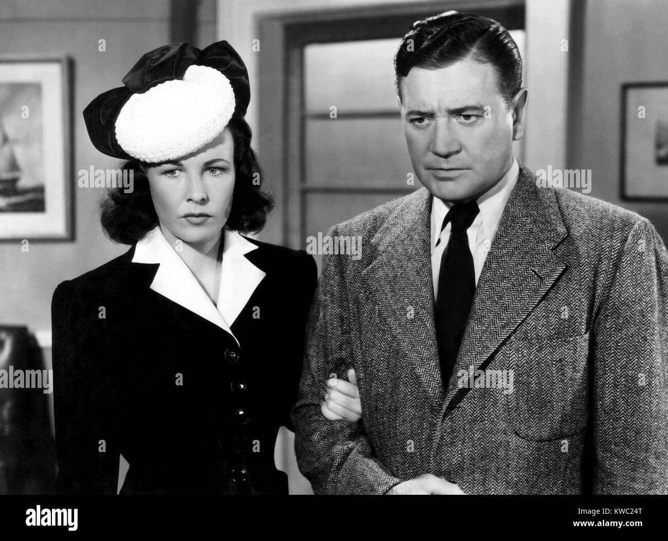 MEN AGAINST THE SKY, from left, Wendy Barrie, Richard Dix, 1940 Stock ...