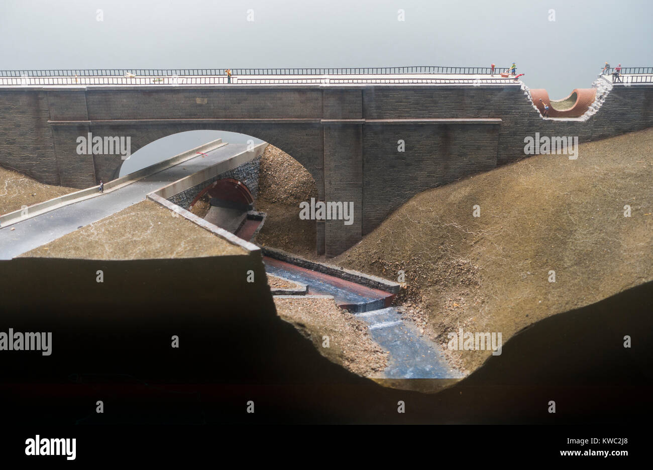 Old Croton Aqueduct museum in Caputo Community center Ossining NY Stock ...