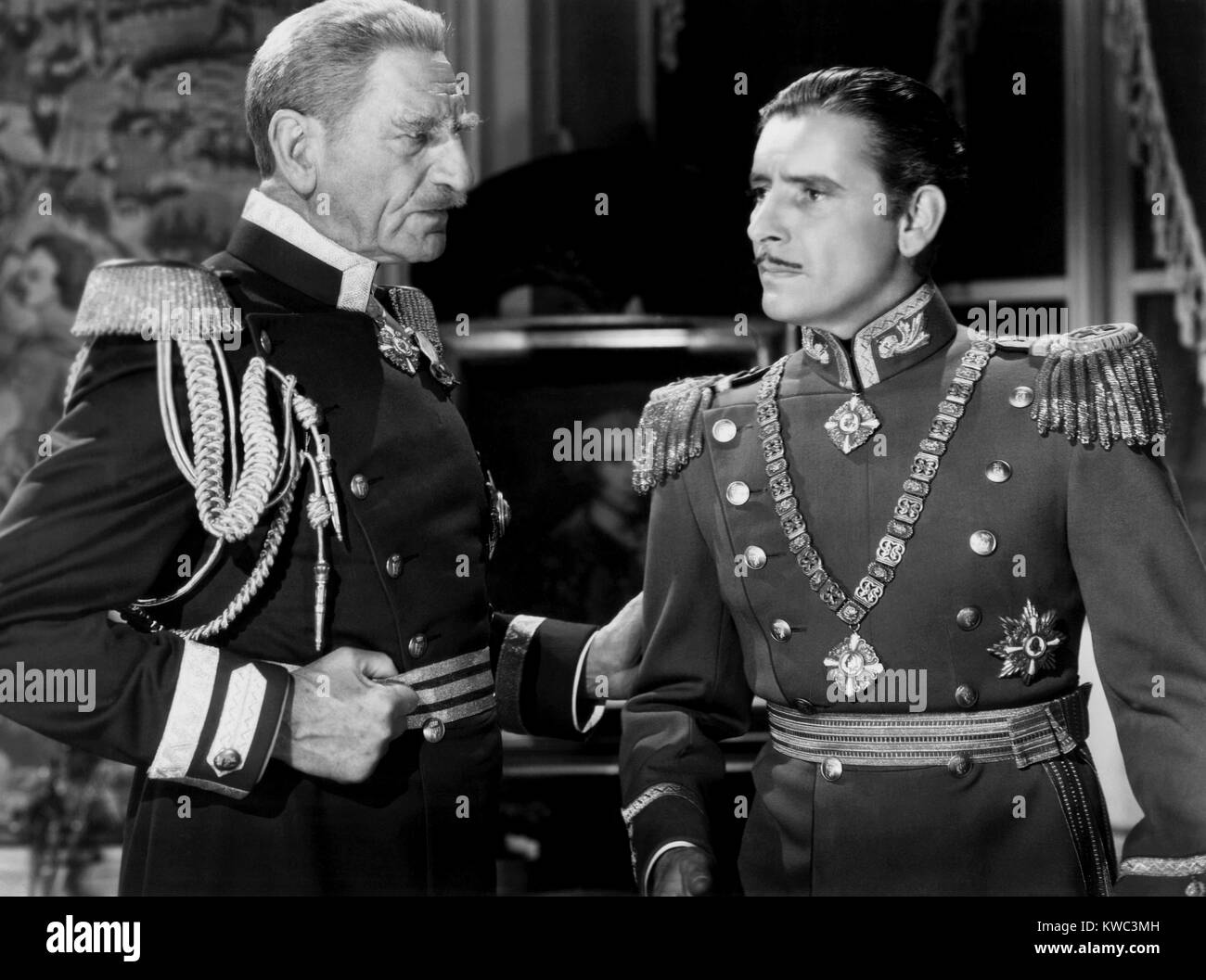 THE PRISONER OF ZENDA, from left, C. Aubrey Smith, Ronald Colman, 1937 ...