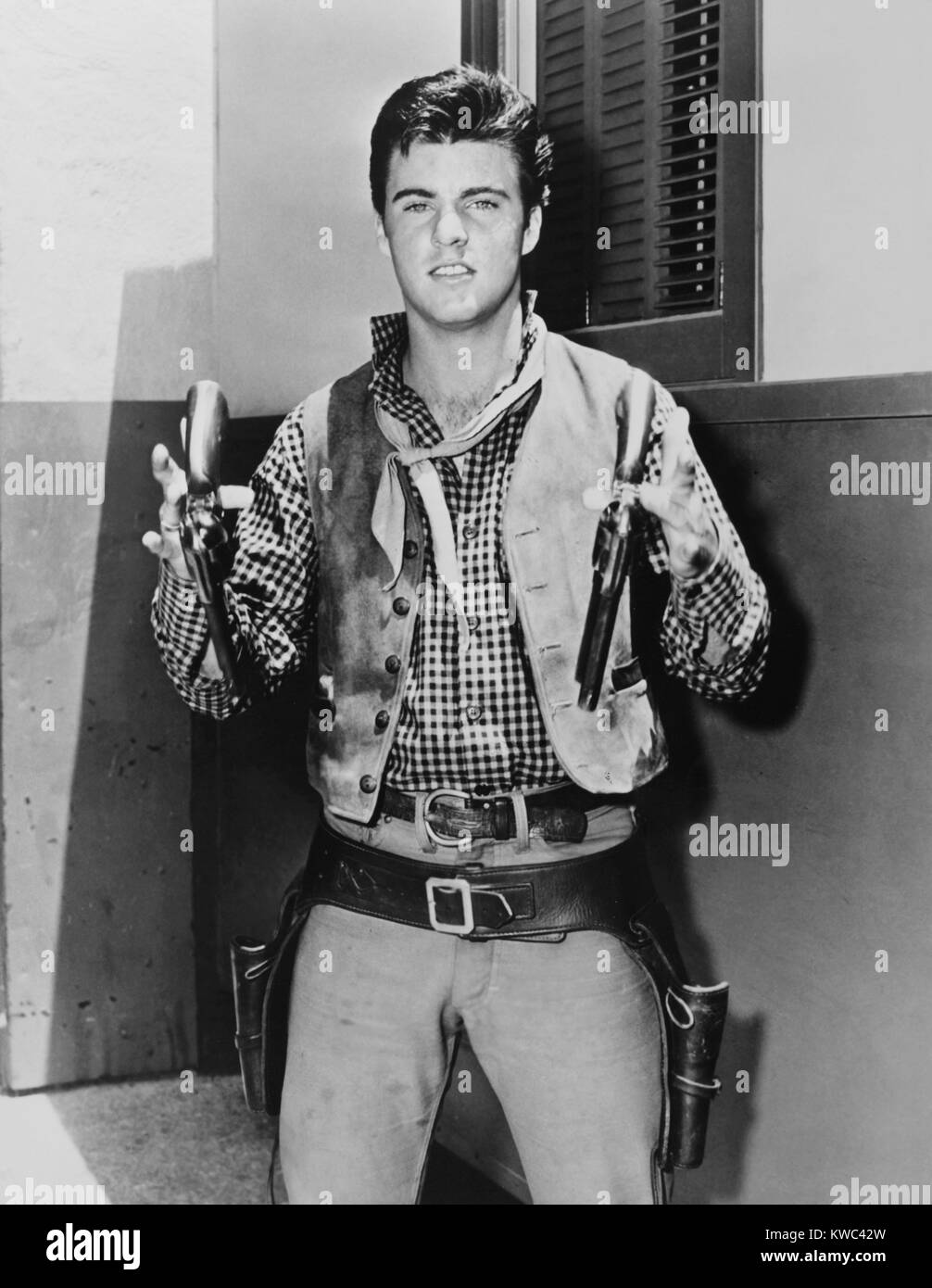 RIO BRAVO, Ricky Nelson on set, 1959 Stock Photo - Alamy