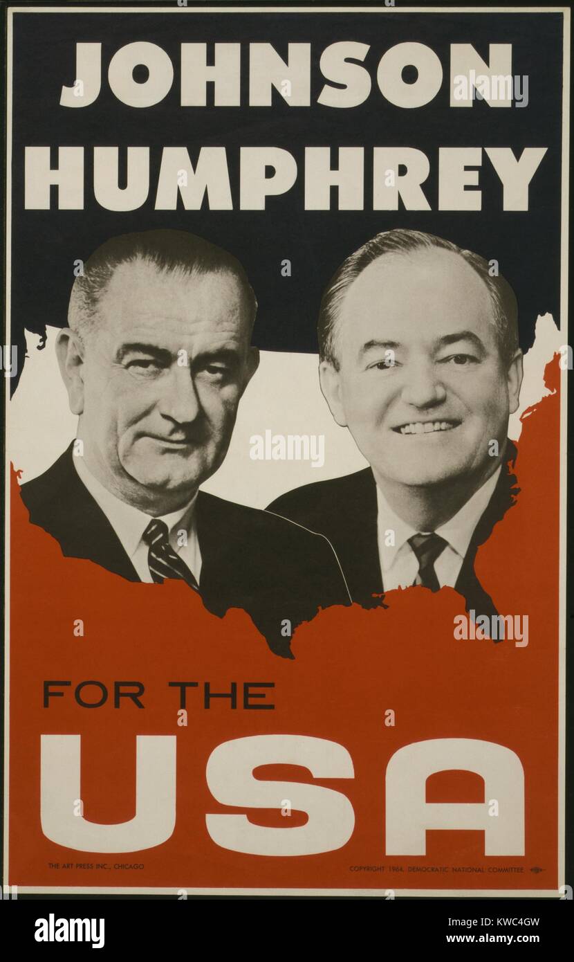 Lyndon johnson poster hi-res stock photography and images - Alamy