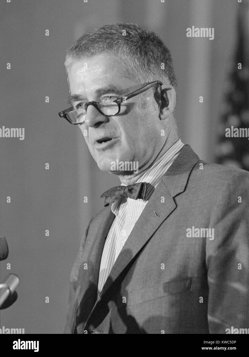 Watergate Special Prosecutor Archibald Cox at a press conference, June ...