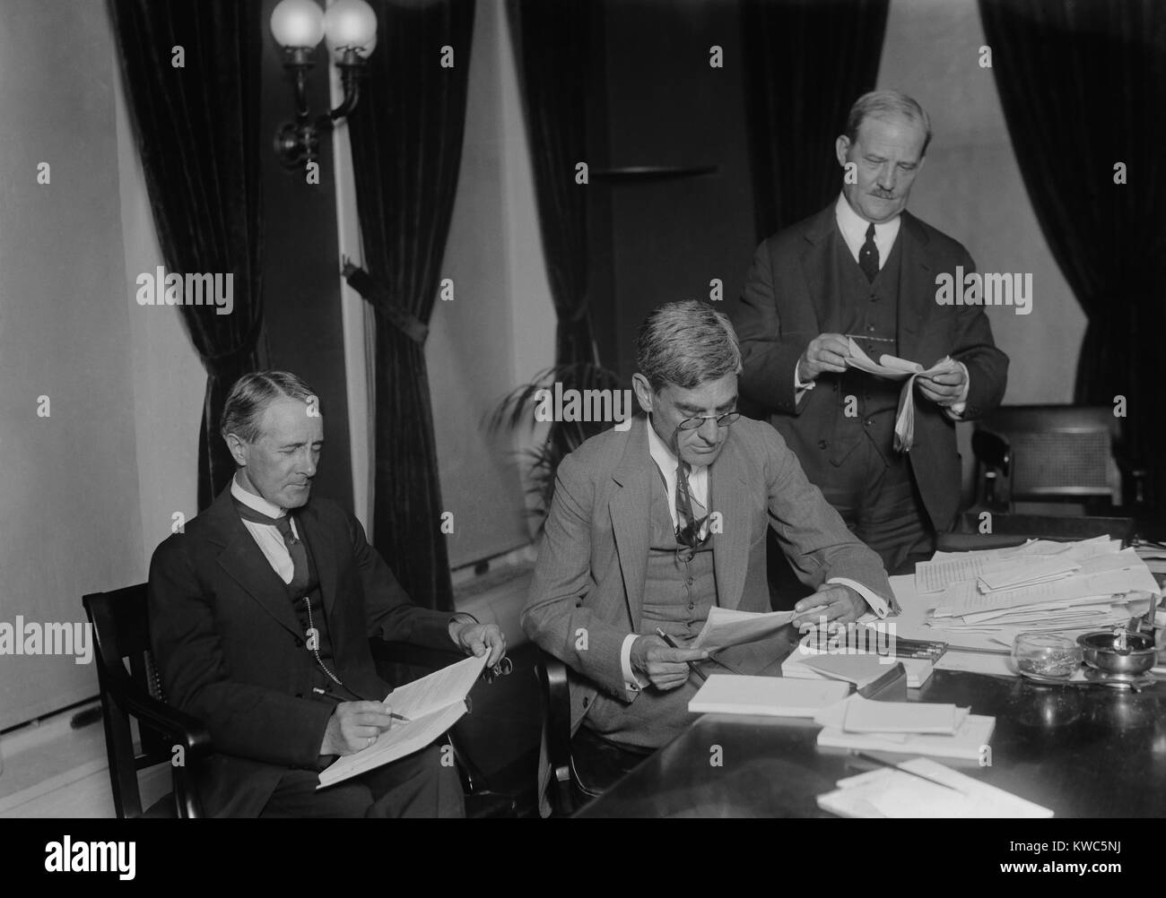 President Harding's secretary and political advisor George Christian at ...