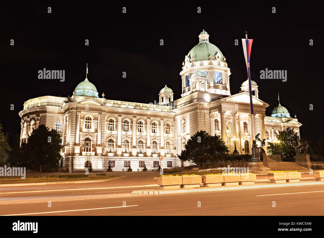 Belgrade palace assembly hi-res stock photography and images - Alamy