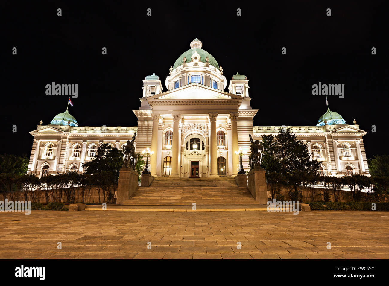 Belgrade palace assembly hi-res stock photography and images - Alamy